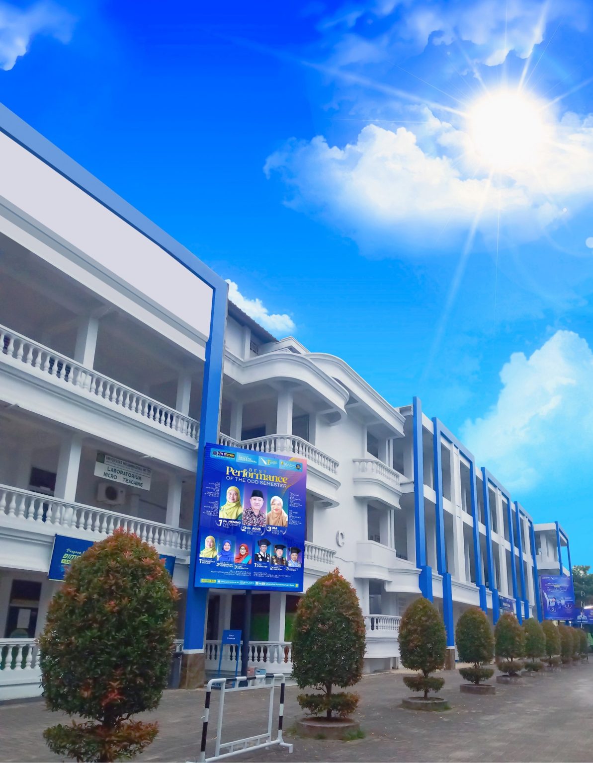 Potret Gedung UM Metro - Universitas Muhammadiyah Metro