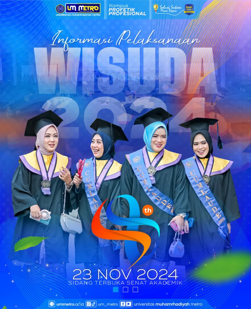 UM Metro Akan Gelar Wisuda Tahun 2024 di Gedung Sessat Agung Bumi Sai ...